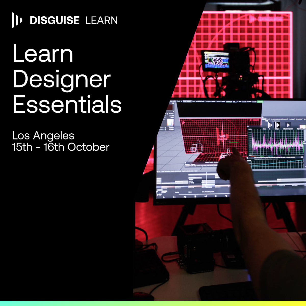 Disguise Designer Essentials Workshop (En Español), LA | Disguise